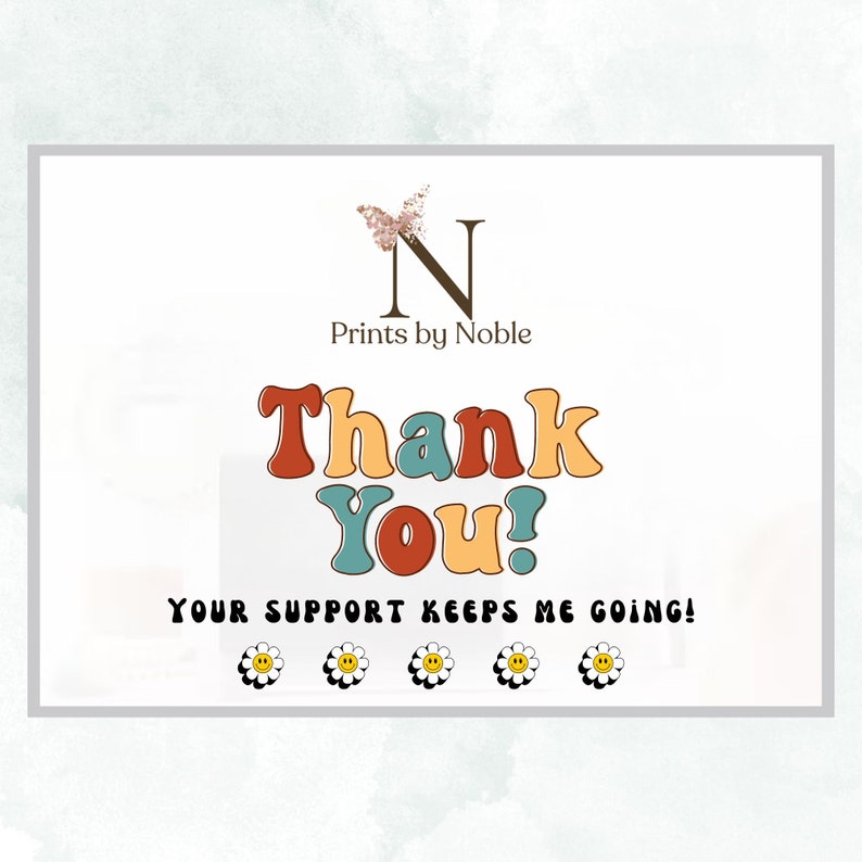 Editable 4x6 Shipping Packaging , Printable, Small Business Thank You ...