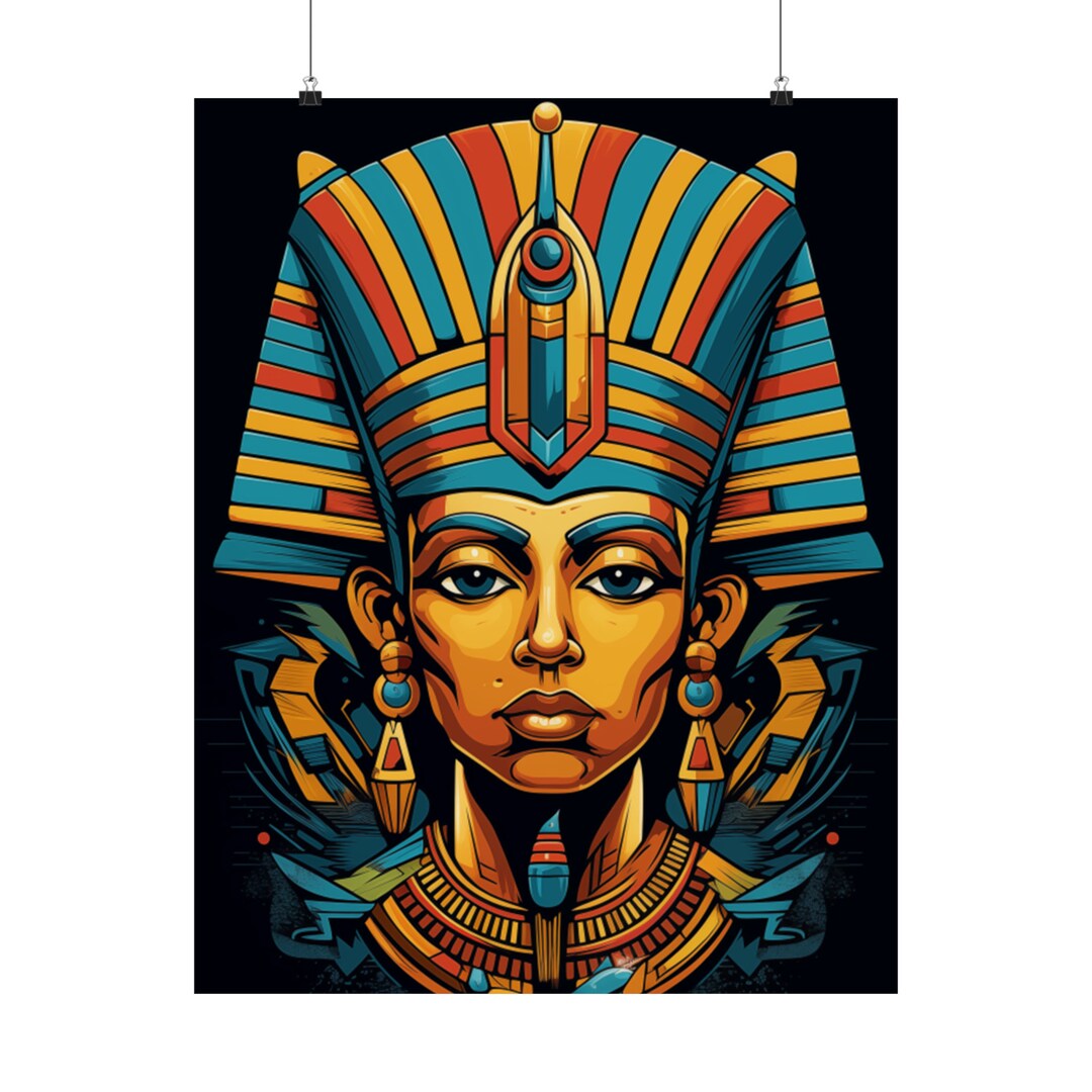African Man Wall Art Matte Vertical Poster Living Room Bedroom Wall Art ...
