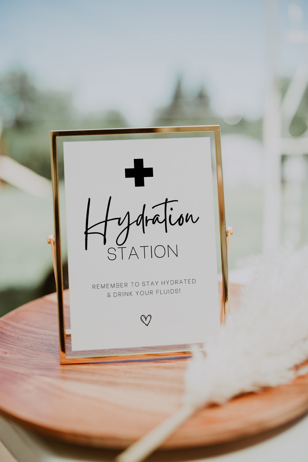 Hydration Station | Wedding Signs | Printable Template | Instant ...