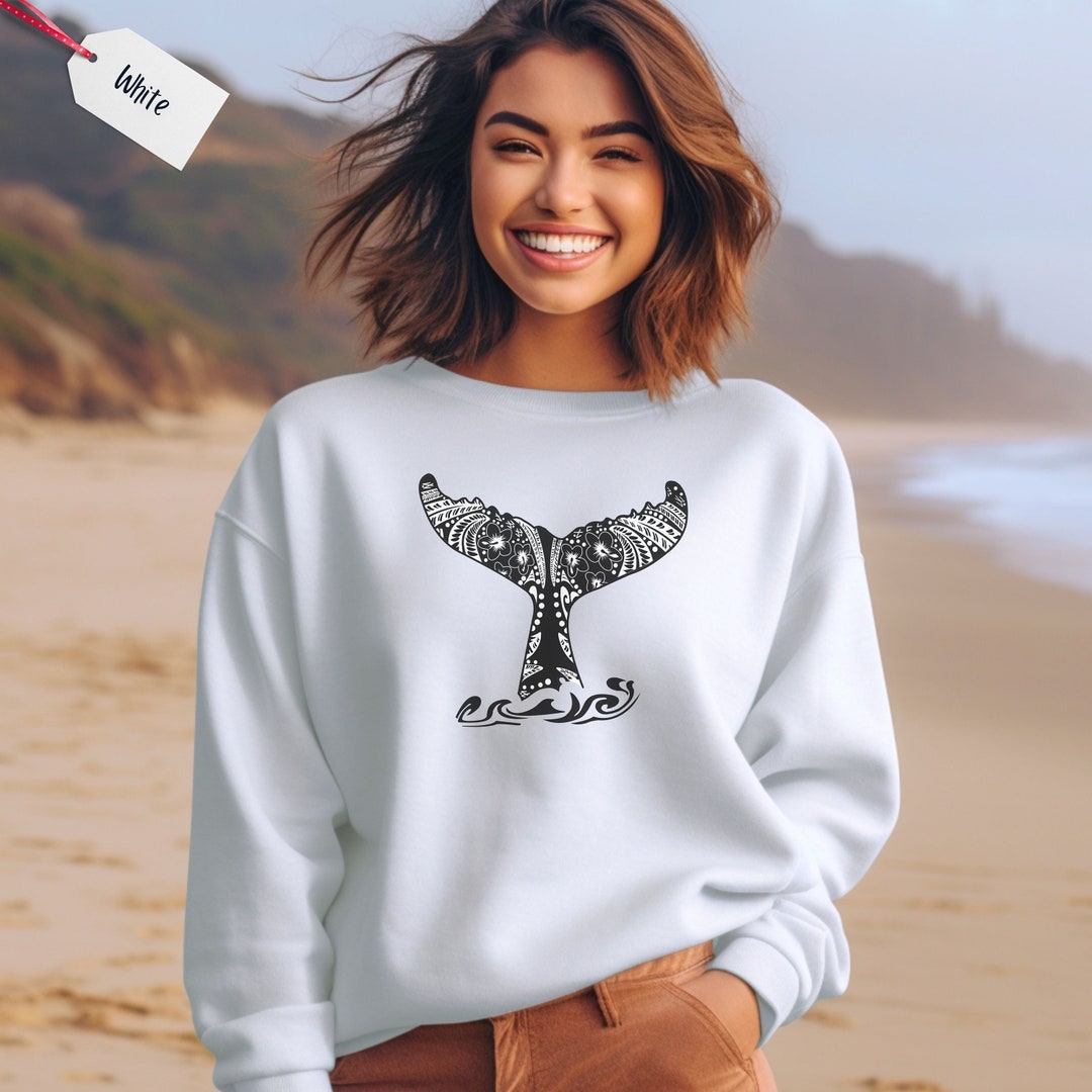 Humpback Whale Tail Sweatshirt: Marine Biology Ocean Lover Pullover - Etsy