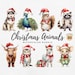 Cute Christmas Clipart PNG 30 Kawaii Christmas Gift Clipart, Winter ...