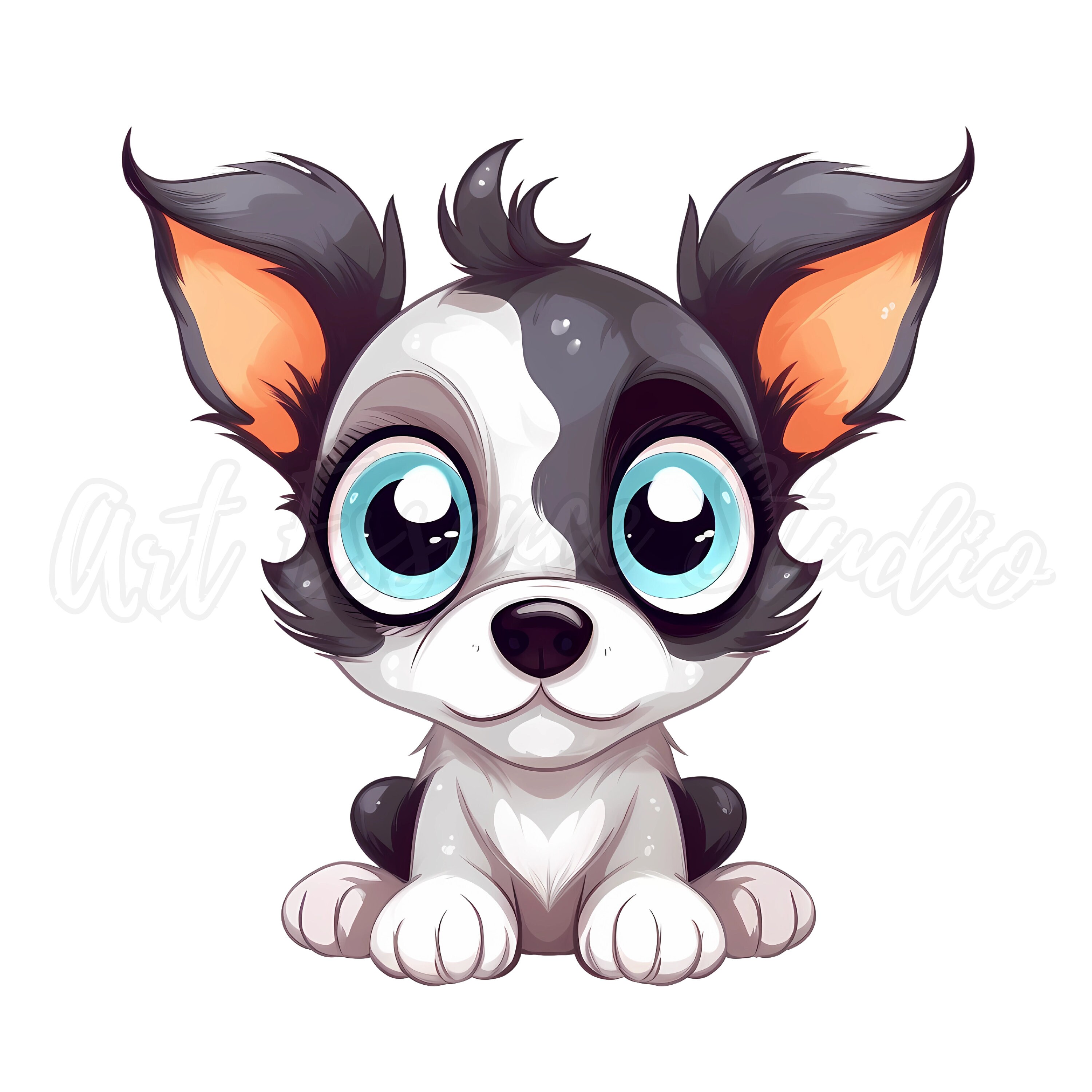 Dogs Clipart Bundle 20 PNG & JPG Cute Dog Perfect for Card - Etsy