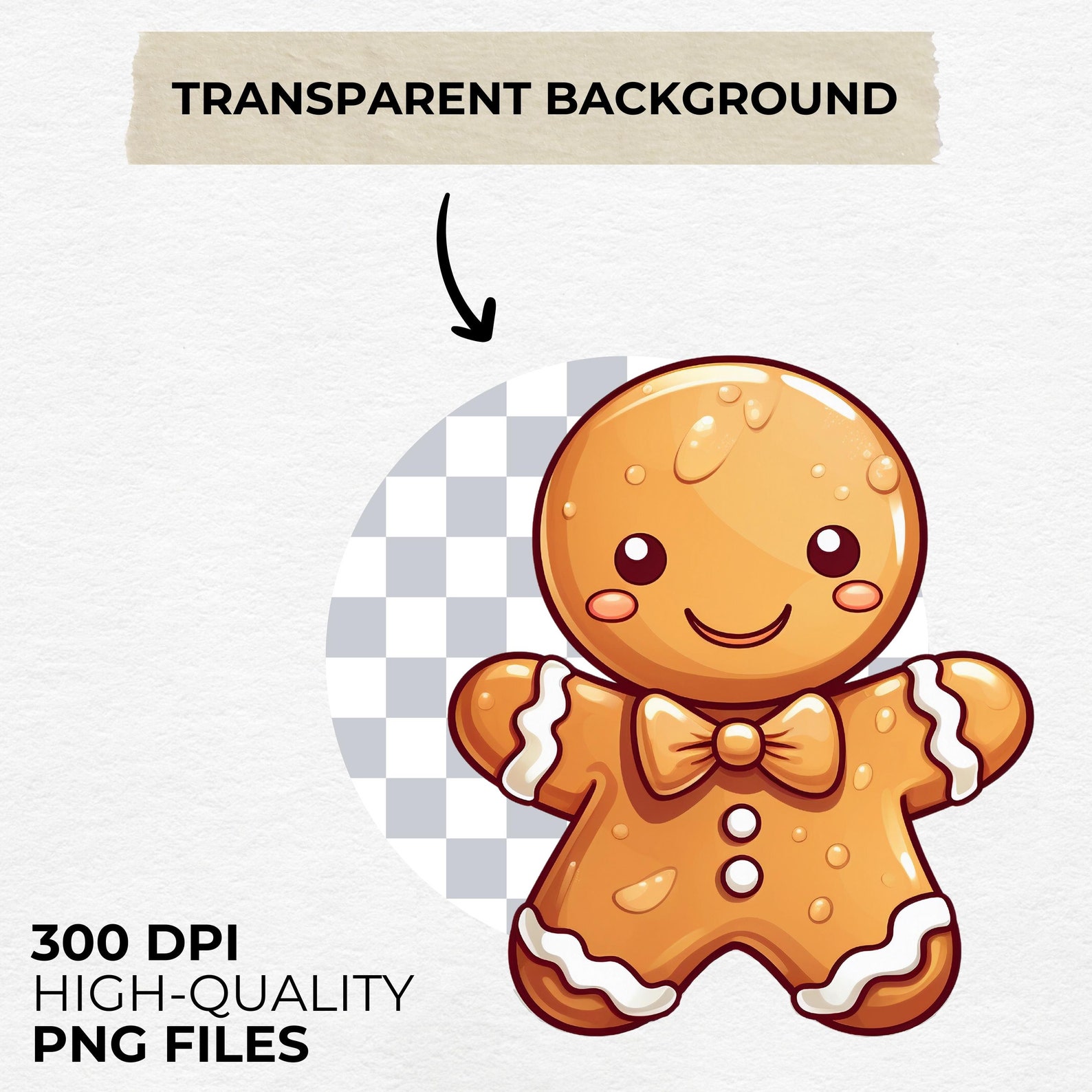 Cute Christmas Clipart PNG | 30 Kawaii Christmas Gift Clipart, Winter ...