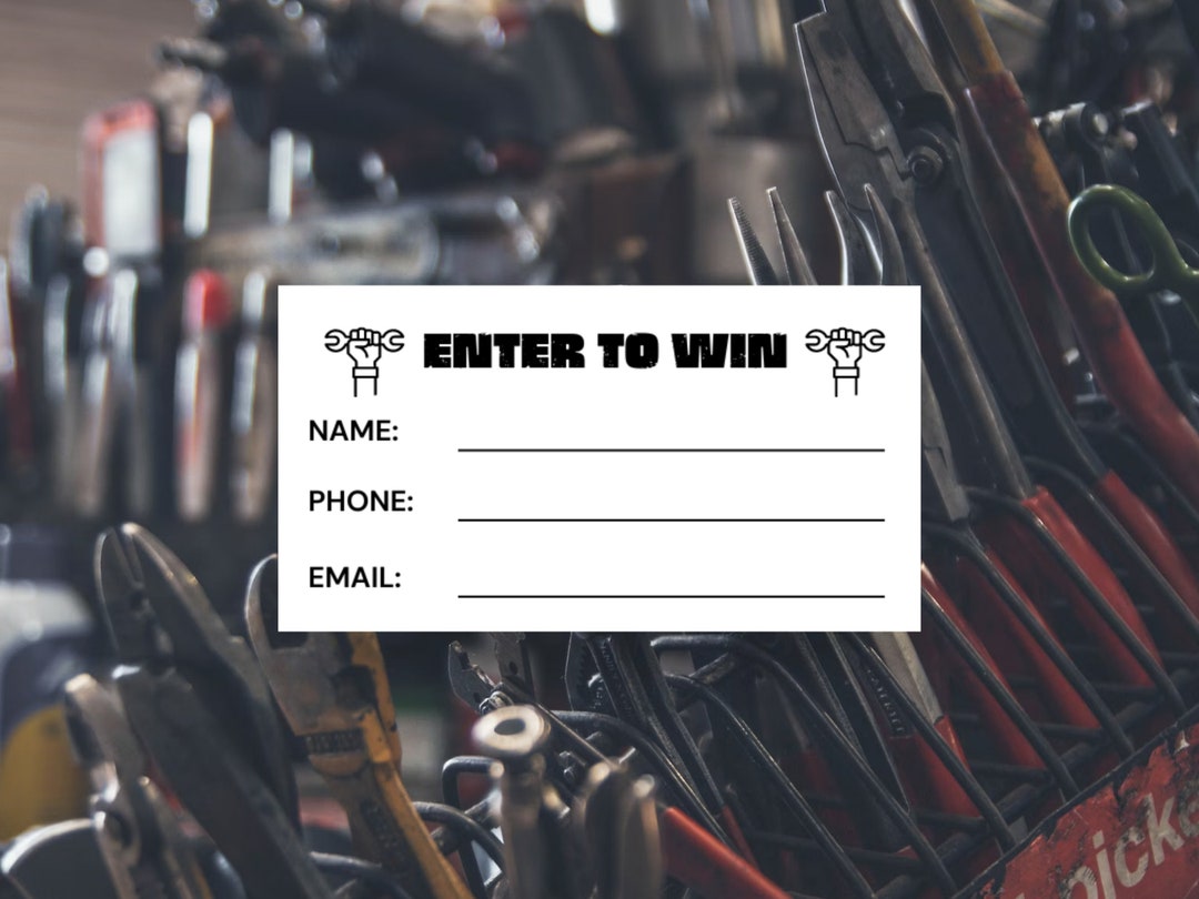Labor Day Printable Raffle Tickets Union Parade Enter to Win Raffle ...