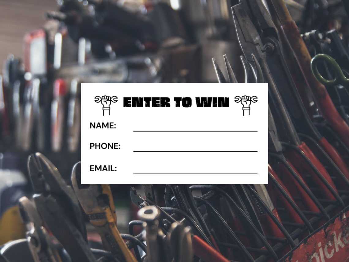 Labor Day Printable Raffle Tickets Union Parade Enter to Win Raffle ...