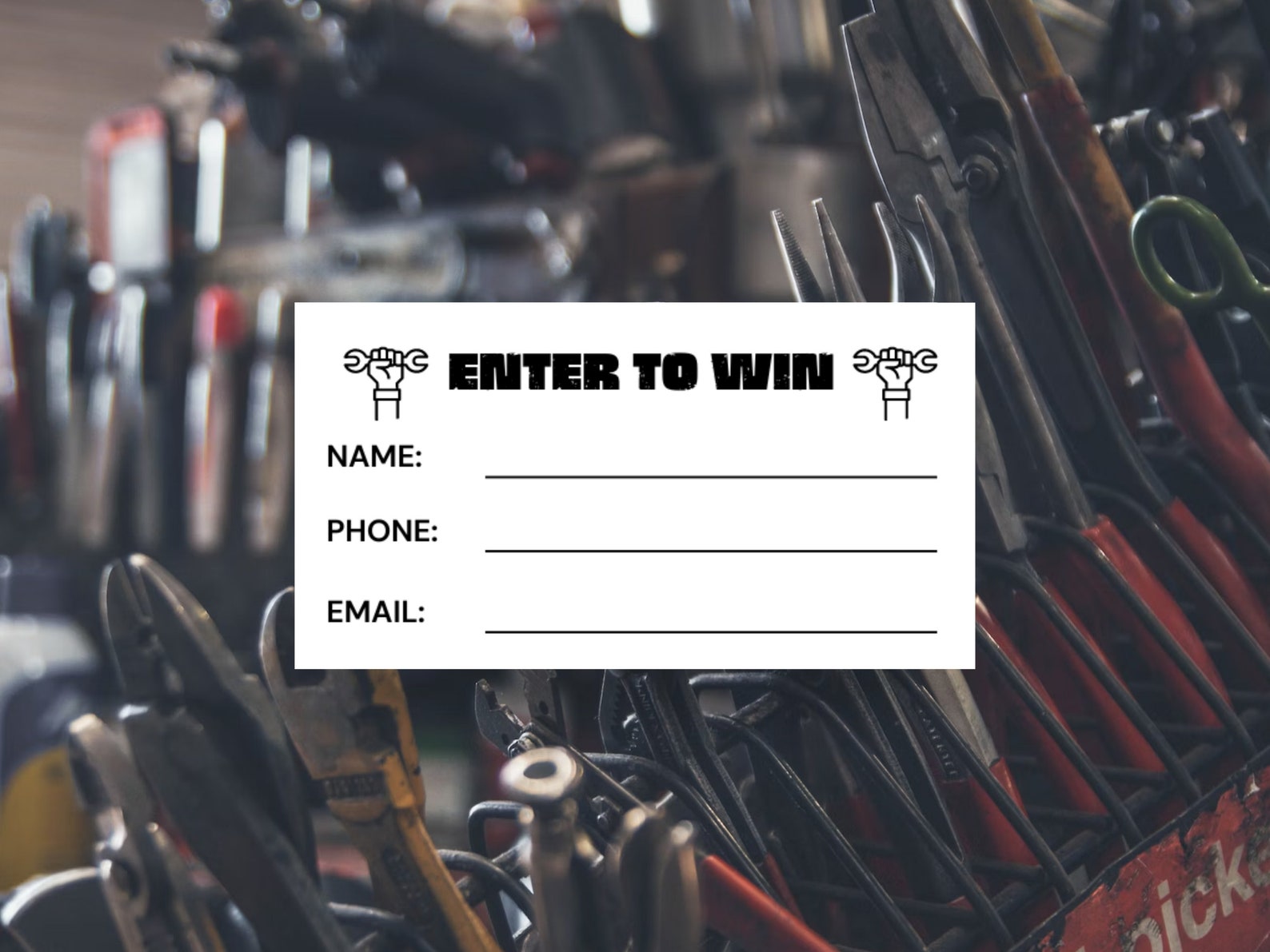 Labor Day Printable Raffle Tickets Union Parade Enter to Win Raffle ...