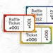 Rainbow Raffle Ticket Printable Numbered Tickets Pride Enter to Win ...