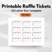 Pumpkin Printable Raffle Ticket Template Raffle Enter to Win - Etsy