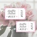 Pink Wedding Printable Numbered Raffle Tickets Door Prize Draw Entry ...
