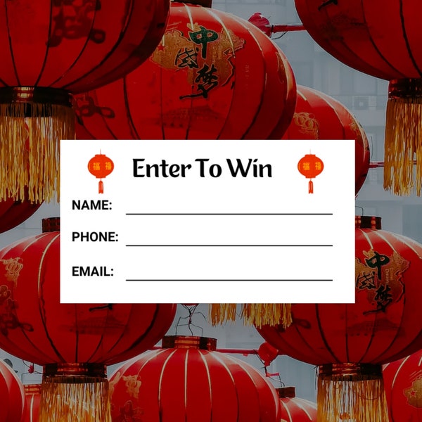 Chinese Raffle Tickets - Etsy