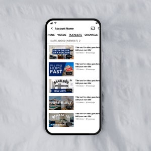 Realtor Youtube Thumbnail Template Pack Canva Editable Templates for ...