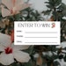 Hibiscus Flower Printable Raffle Ticket Template Cute Floral Enter to ...