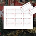 Red Ribbon Printable Raffle Ticket Template Christmas Present Enter to ...