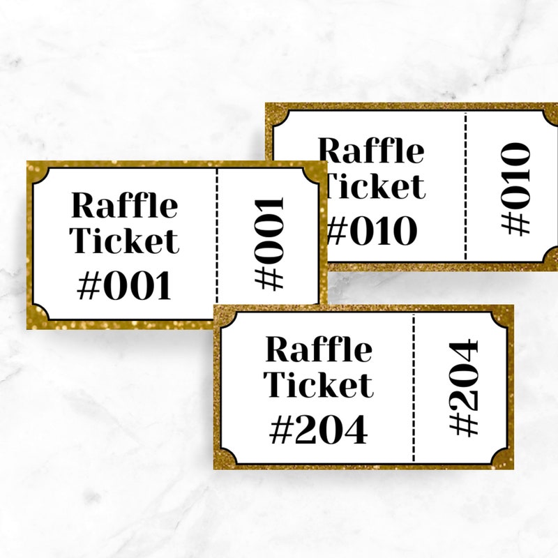 Raffle Tickets - Etsy