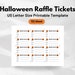 Halloween Printable Raffle Tickets Spooky Enter to Win Raffle Tickets ...