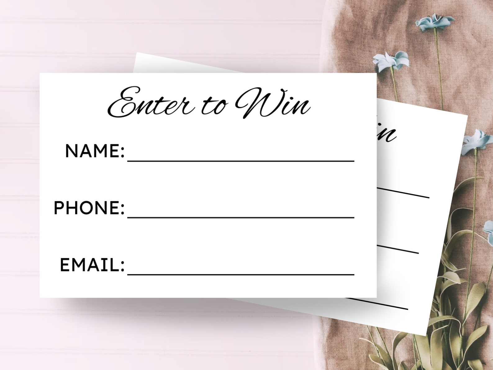 Modern Printable Raffle Ticket Template for Canva Editable Custom Draw ...
