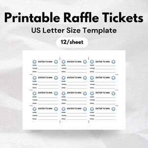 Tooth Printable Raffle Ticket Template Enter to Win Dentist Marketing ...