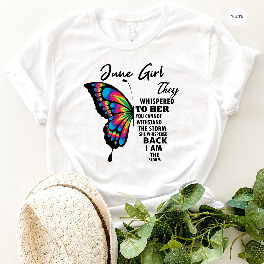 June Girl Empowerment Shirt I Am the Storm Shirt Inspirational Shirt ...