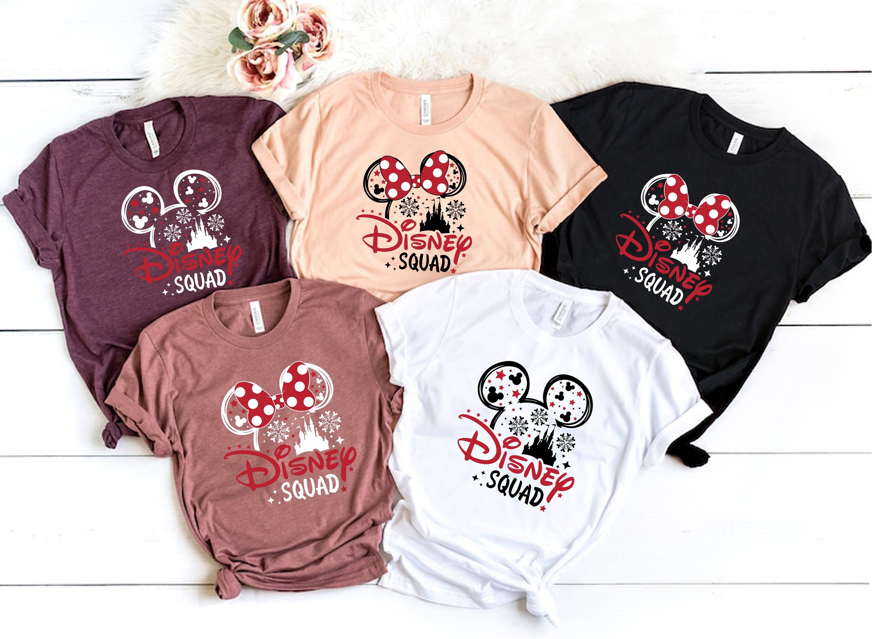 Disney Squad Shirts Minnie Mickey Disney Squad Shirt Vacation Shirts ...