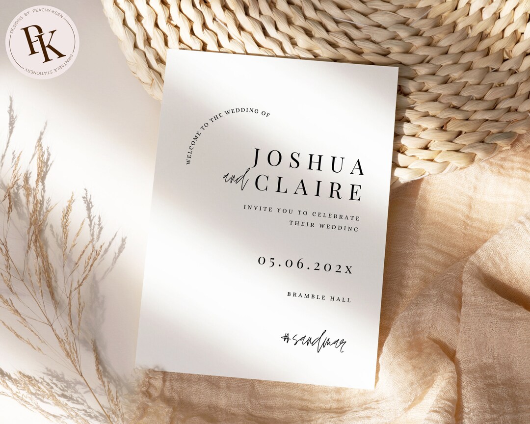 Printable Wedding Program Church Wedding Program Template Wedding Order ...