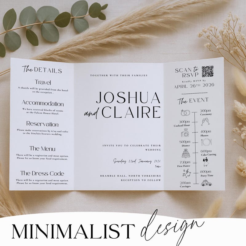 Boho Wedding Rsvp Templates - Etsy UK