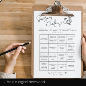 Hen Party Game Printable Game for Hen Night Game for Hen Do Challenge ...