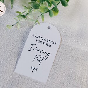 Flip Flop Tags for Minimalist Wedding Flip Flop Tag for Wedding Favour ...