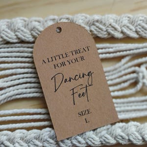 Flip Flop Tags for Minimalist Wedding Flip Flop Tag for Wedding Favour ...