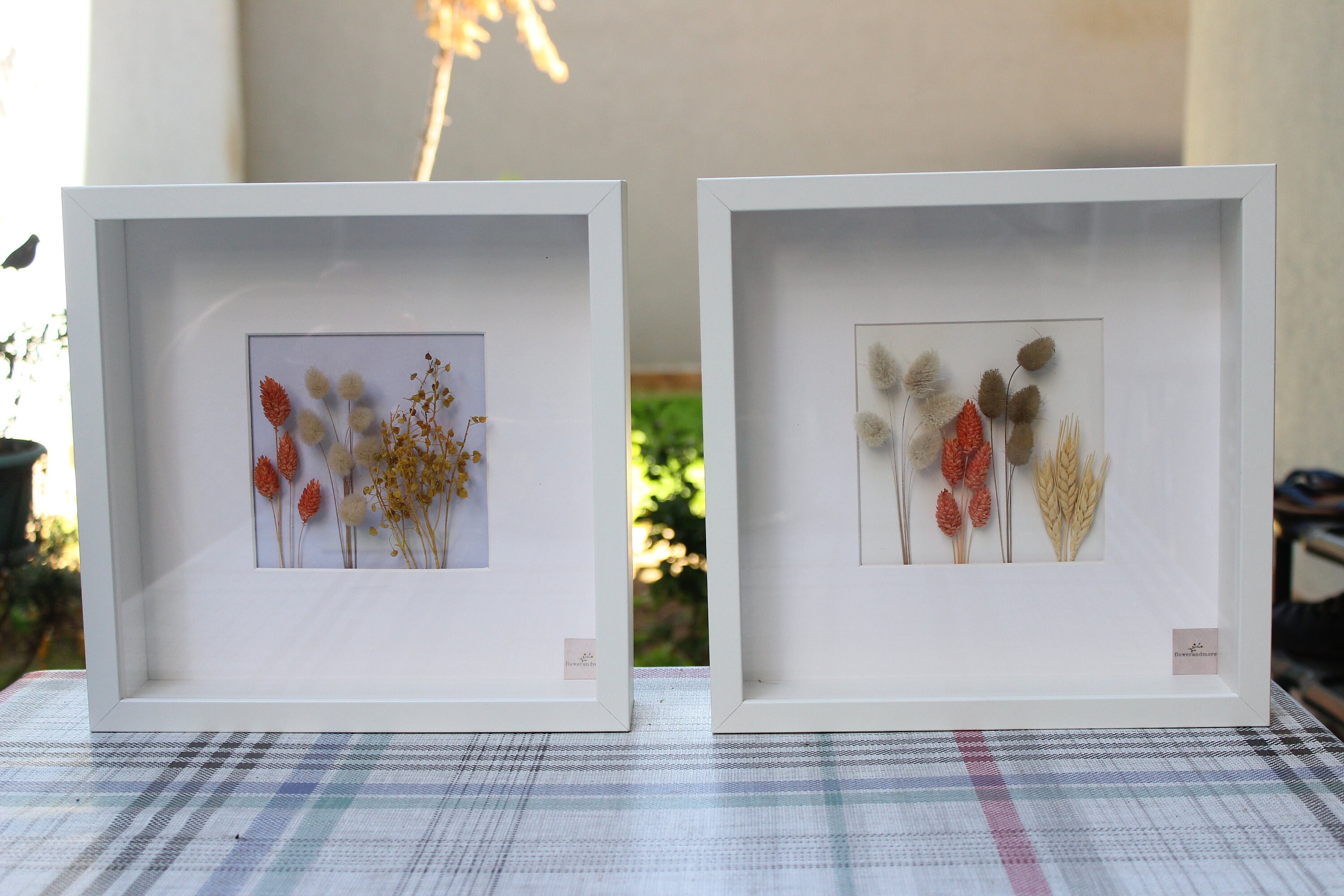 Dried Flower Frame Set Art for Decoration Pressed Flowers Arrangement ...