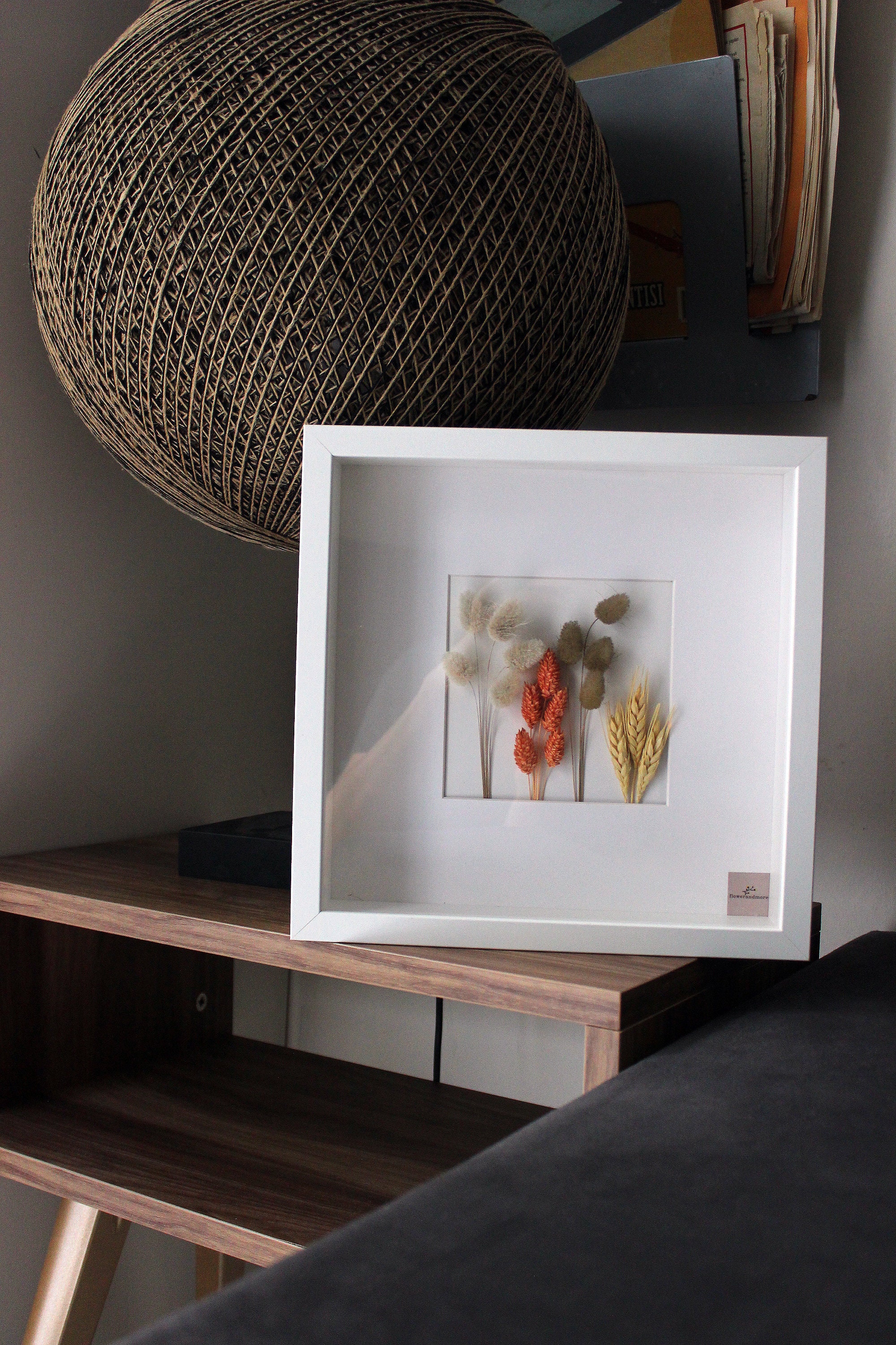 Dried Flower Frame Set Art for Decoration Pressed Flowers Arrangement ...