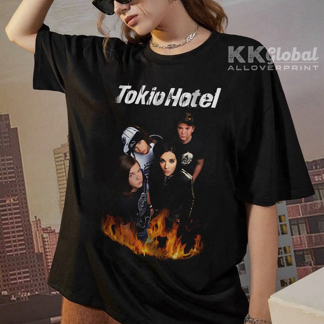 New Tom Kaulitz Shirt Tokio Hotel Bill Kaulitz Shirt Gift for - Etsy