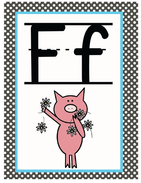 Piggie and Friends Alphabet Line - A to Z - Etsy