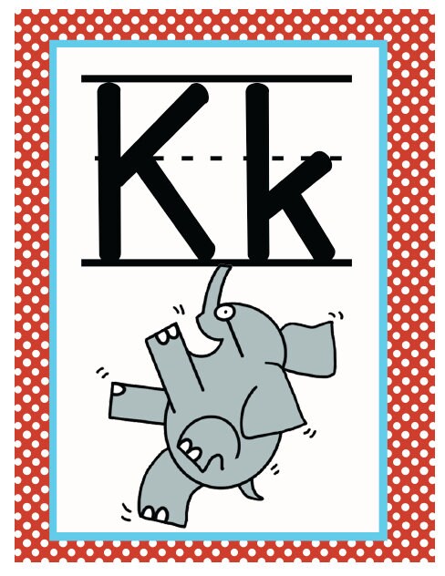 Piggie and Friends Alphabet Line - A to Z - Etsy