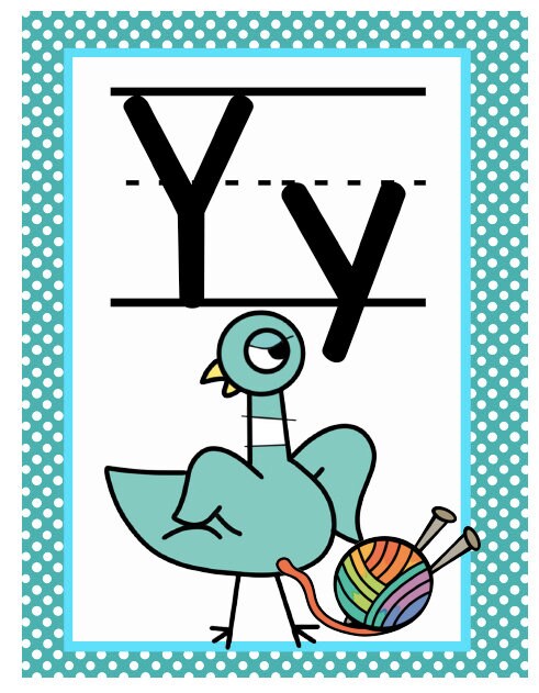 Piggie and Friends Alphabet Line - A to Z - Etsy