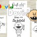 David Goes to School Coloring Book - Etsy