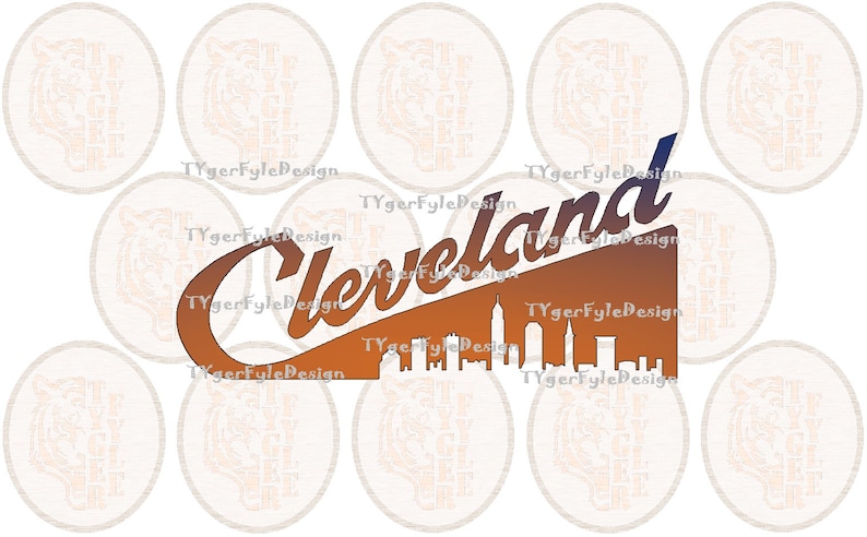 Cleveland Script Digital Download Svg Dxf - Etsy
