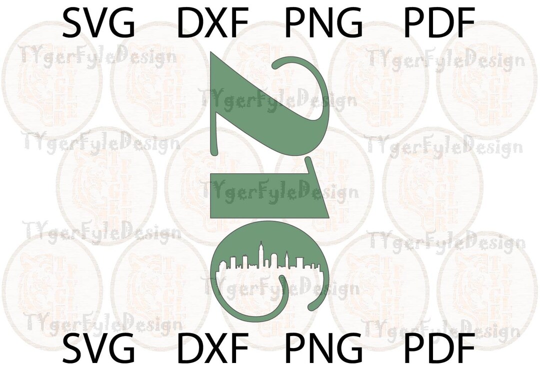 Cleveland 216 Skyline Digital Download svg Dxf Png Pdf - Etsy