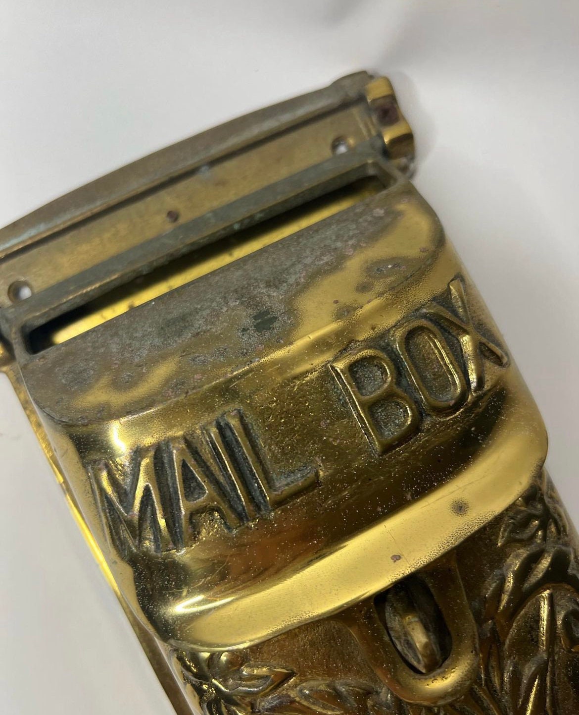 Antique Art Nouveau Standard Cast Solid Brass Mailbox - Etsy