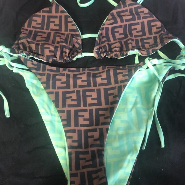 Designer Swimsuit - Etsy