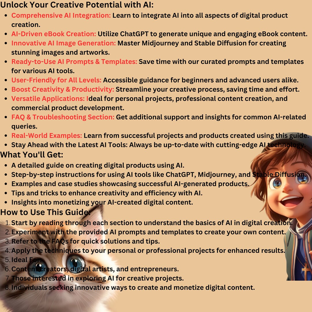 AI Prompts Guide Template: Artful Writing Prompts for Professional Storytelling Midjourney ...