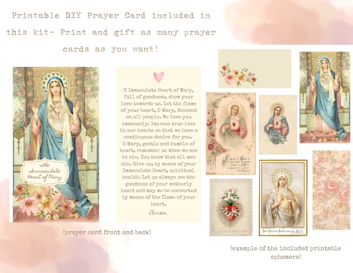 August Immaculate Heart of Mary Printable Catholic Liturgical ...