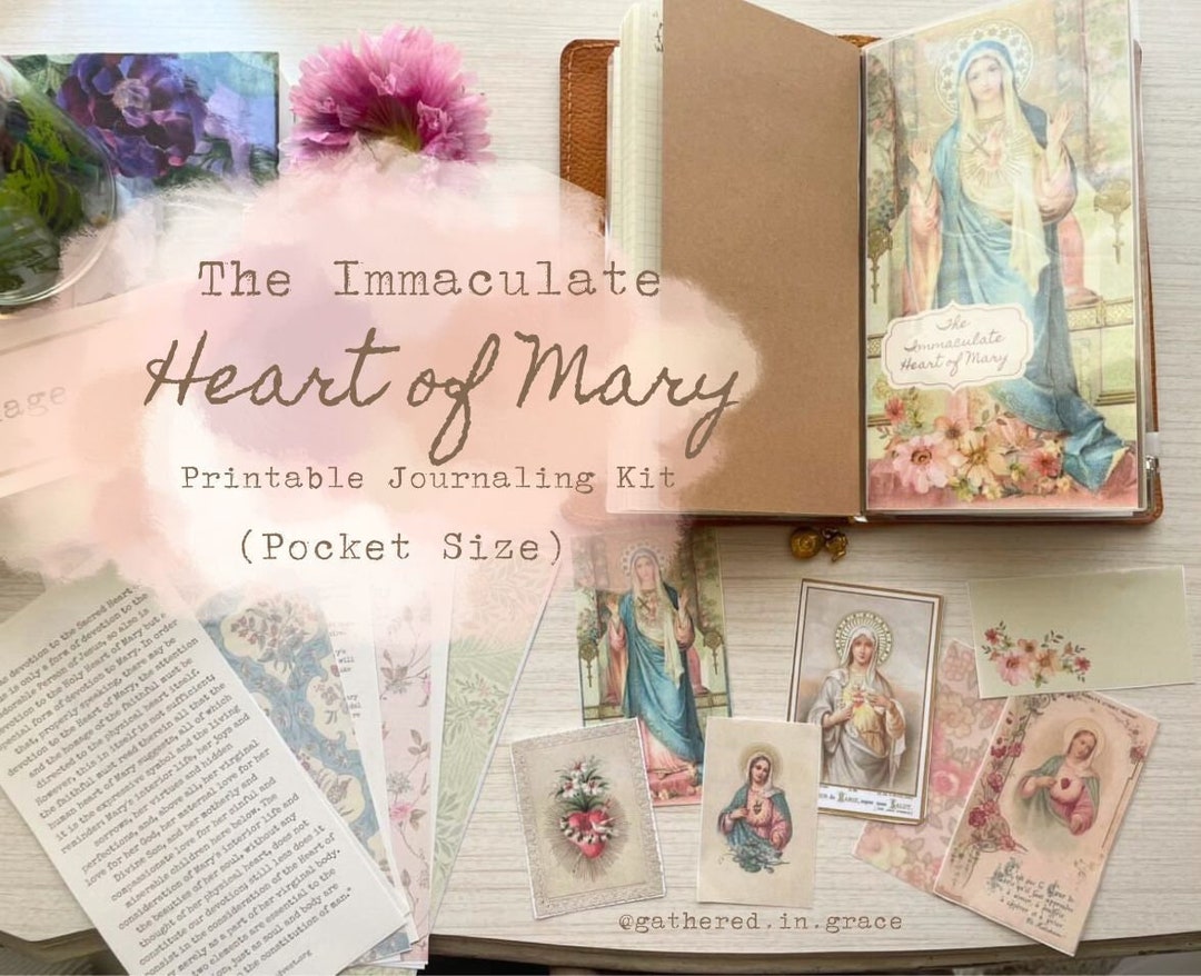 August Immaculate Heart of Mary Printable Catholic Liturgical ...