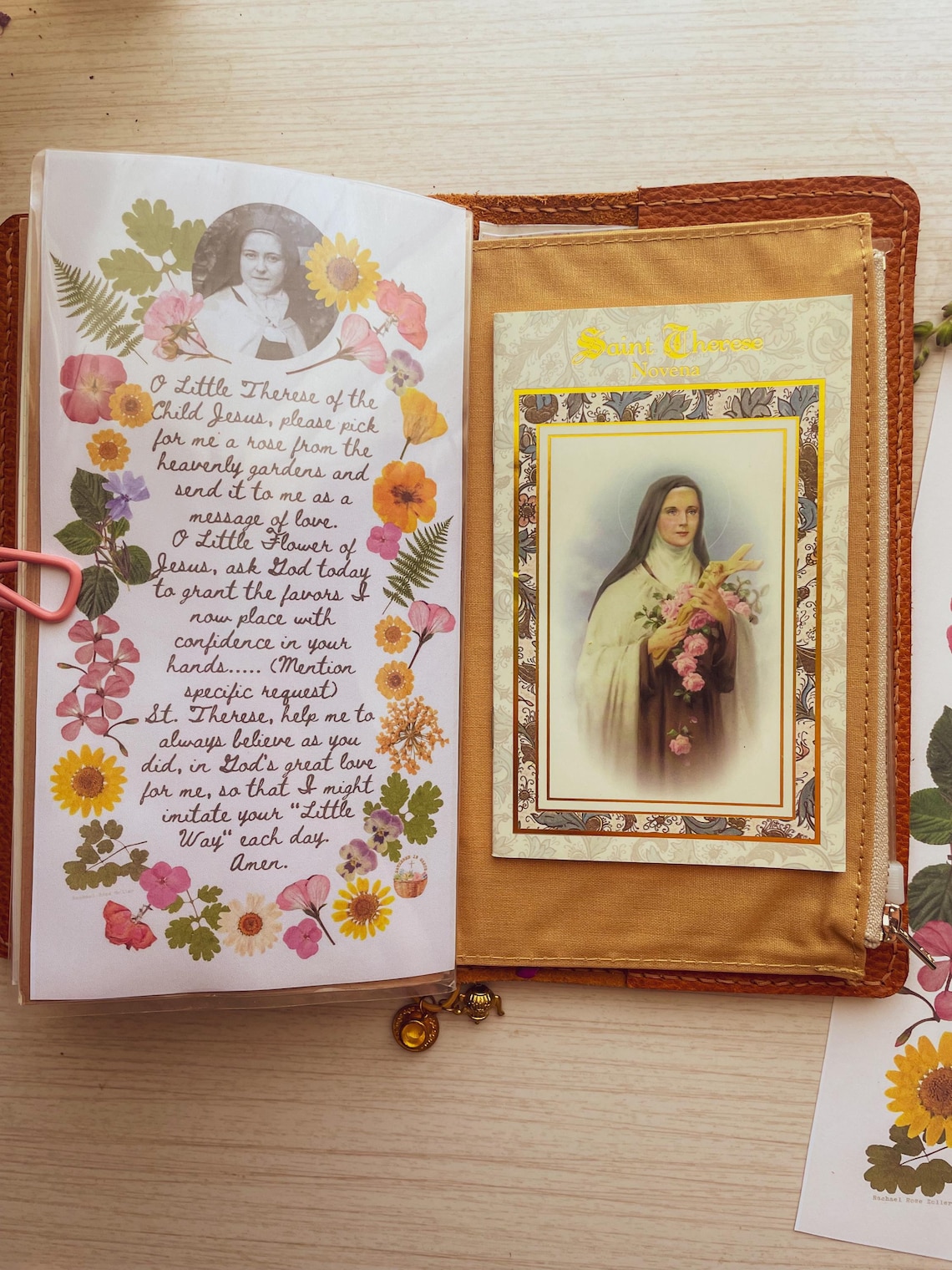 Saint Therese of Lisieux Little Flower Catholic Art Prayer Faith ...
