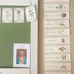 Homeschool Daily Rhythm Cards PDF Download by Rachael Rose Zoller ...