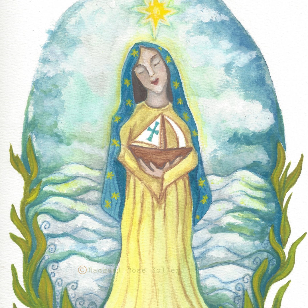 Stella Maris Our Lady Star of the Sea Print 5x7" - Etsy