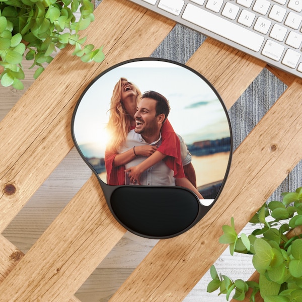 Personalized Mouse Pad With Wrist Rest - Etsy