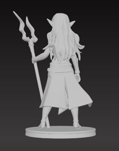2 Female Elf Miniatures - STL Files | 3D Printing | D&D TTRPG | Bundle ...