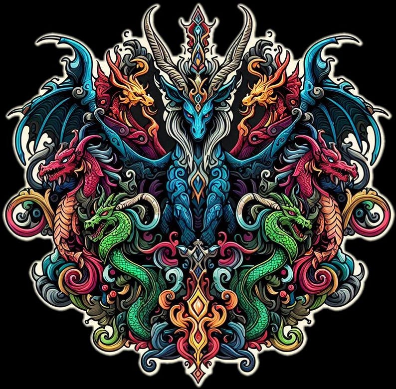 Fantasy SVG & STL Bundle - Dragons, and Mythical Creatures for Cricut ...