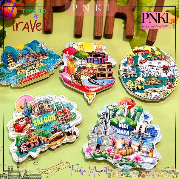 Vietnam Magnets - Etsy