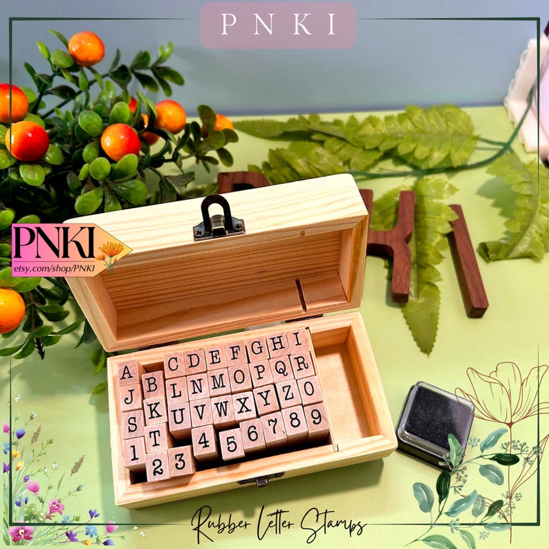 Mini Letter Stamps Set, Cat Cute Stamp, Icon Love Happy Diary Stamp ...